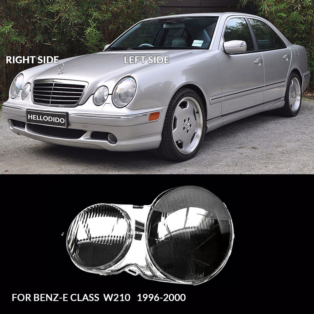 1996-2000 Year Mercedes Benz-E Class W210 Headlight Lens Cover OEM NO ...